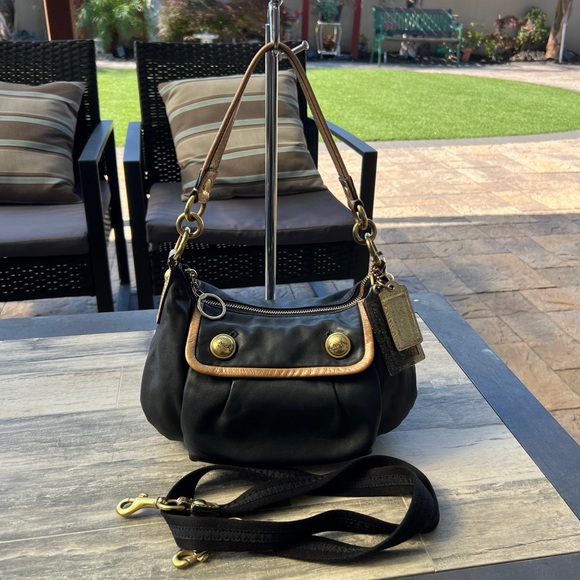 Bags | Coach Poppy Leather Shoulder Bag | Poshmark